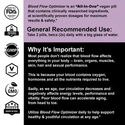 Blood Flow Optimizer™ - Healthy Blood Flow & Circulation For 2026 By Dr ...